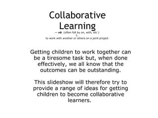 Collaborative | PPT | Children\'s Music | Music