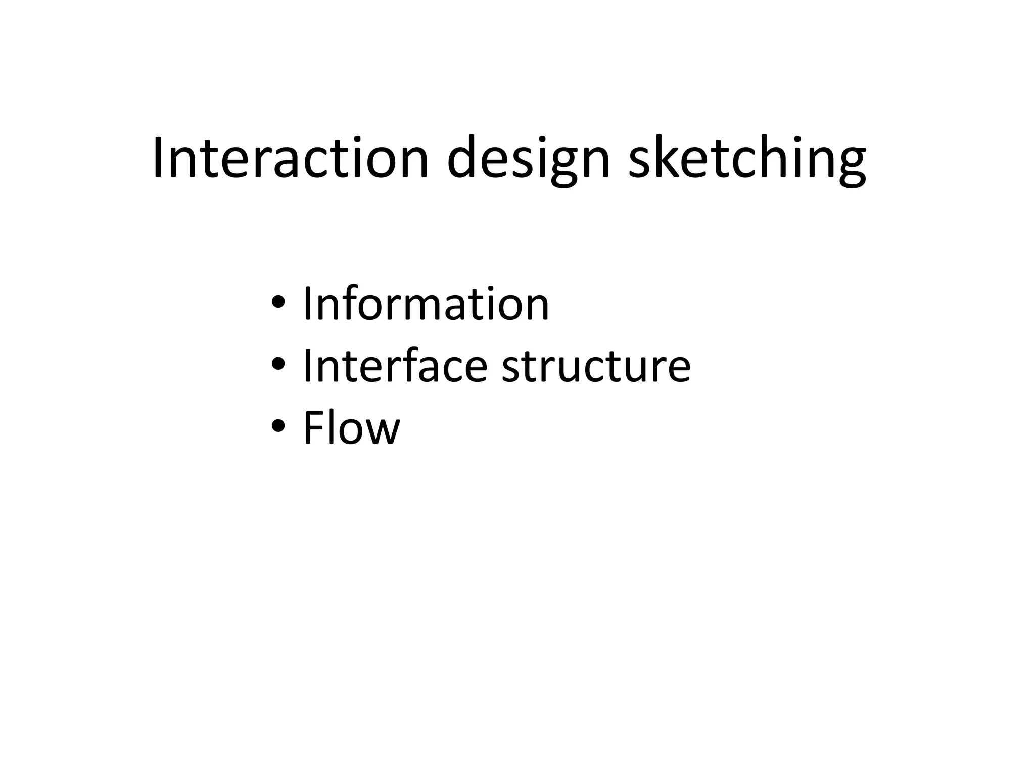 Collaborative design workshop preparation - Introduction to sketching ...