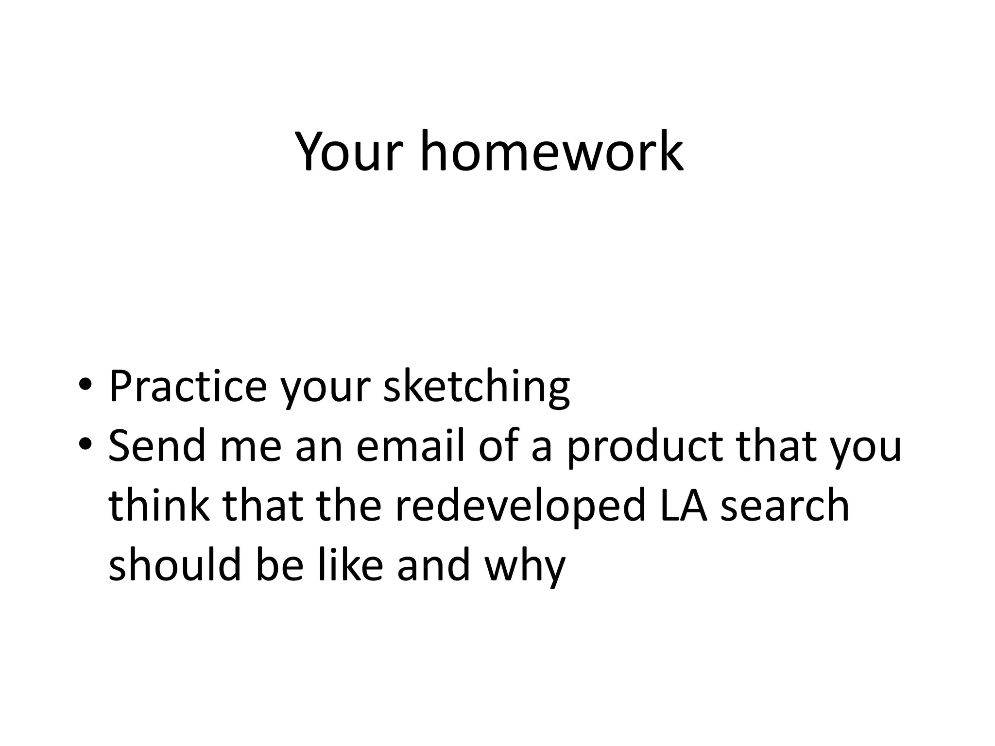 Collaborative design workshop preparation - Introduction to sketching ...