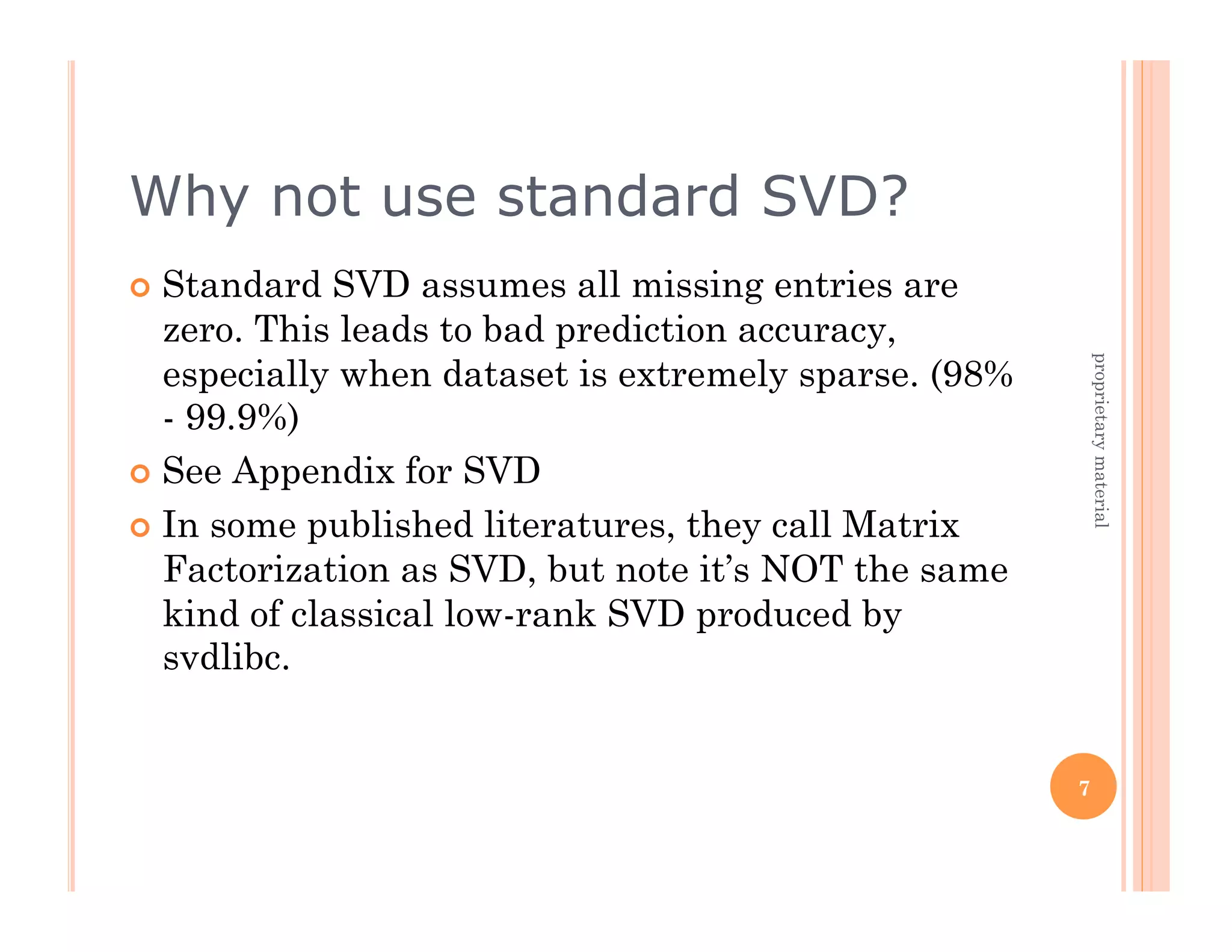Introduction To Matrix Factorization Methods Collaborative Filtering Ppt