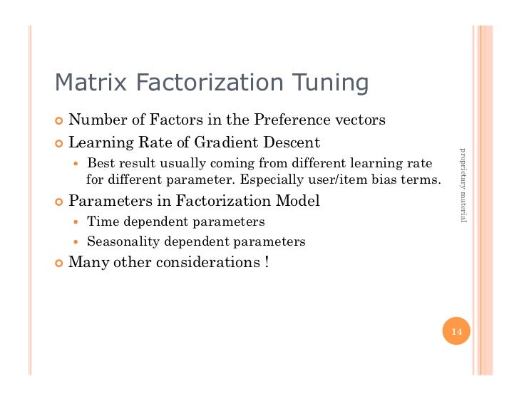 Introduction To Matrix Factorization Methods Collaborative Filtering