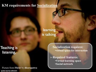 Collaborative Knowledge Management in Organization from SECI model Framework | PPTX