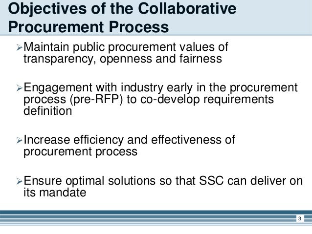 Review of the Collaborative Procurement Process