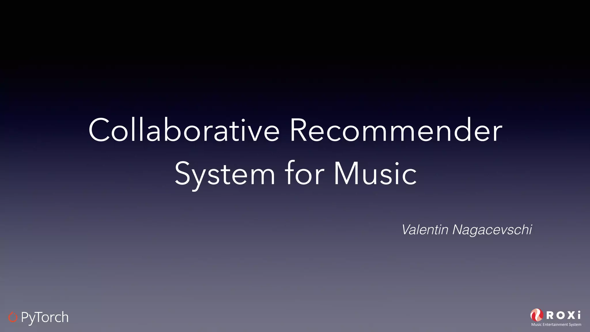Collaborative Recommender System For Music Using Pytorch Pdf