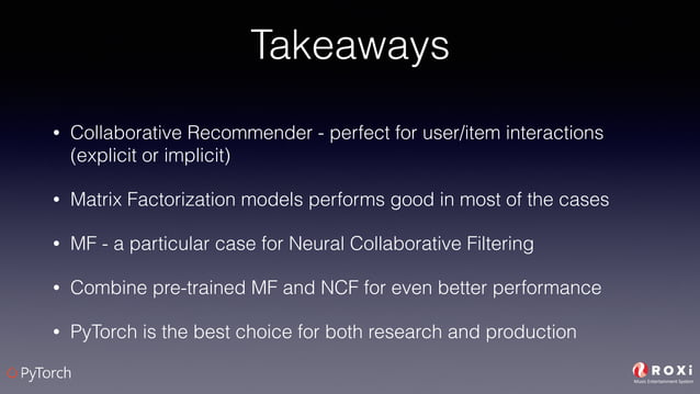 Collaborative Recommender System for Music using PyTorch | PDF