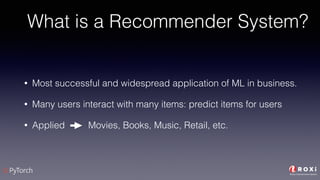 Collaborative Recommender System for Music using PyTorch | PDF