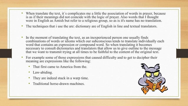 Collaborative activity 1 translate a paragraph | PDF