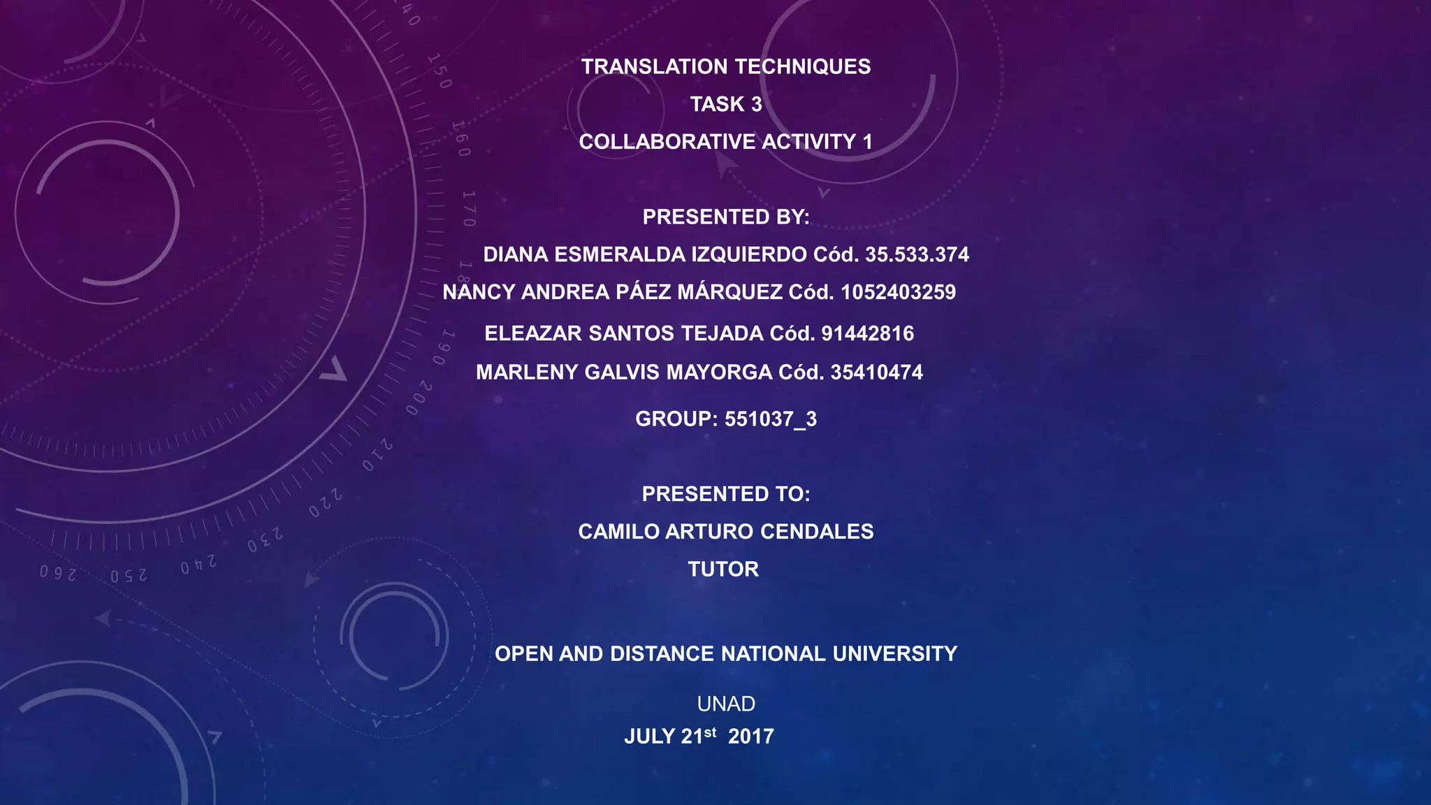 Collaborative activity task 3 Translation Techniques | PPTX