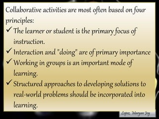 Collaborative and cooperative learning | PPTX