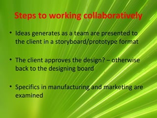Collaborative approaches to desgin | PPT