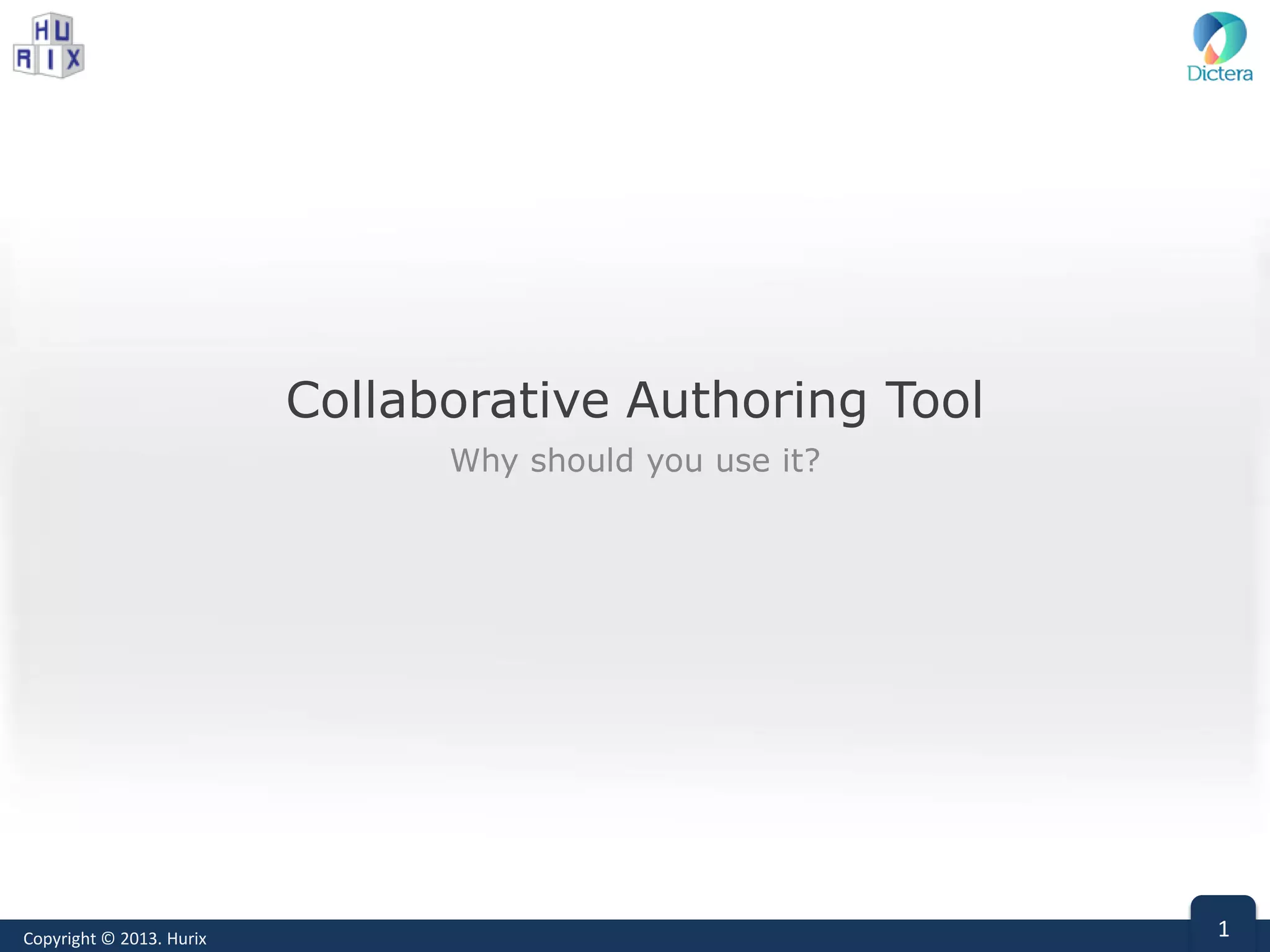 Collaborative authoring | PPT | Free Download