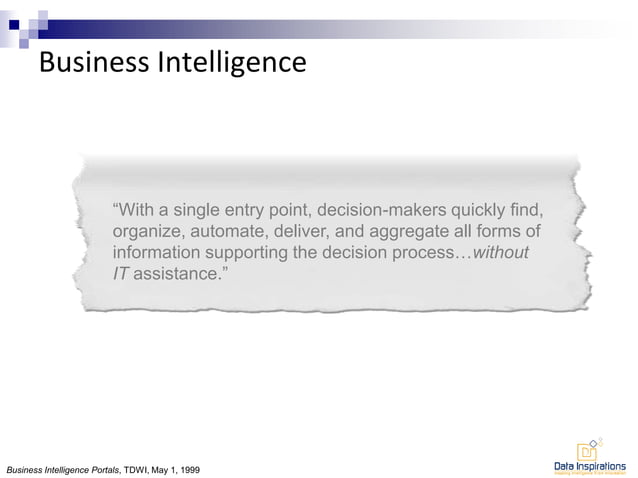Taking Business Intelligence to the Next Level: Collaborative BI | PPT
