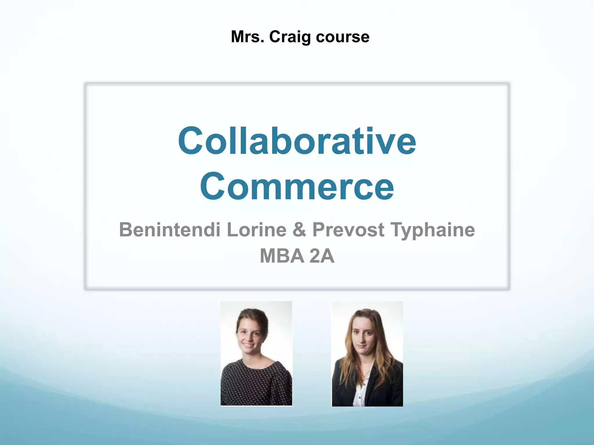 Collaborative Commerce | PPT