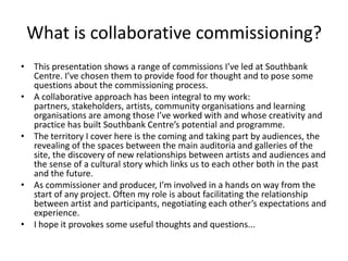 Collaborative Commissions | PPT