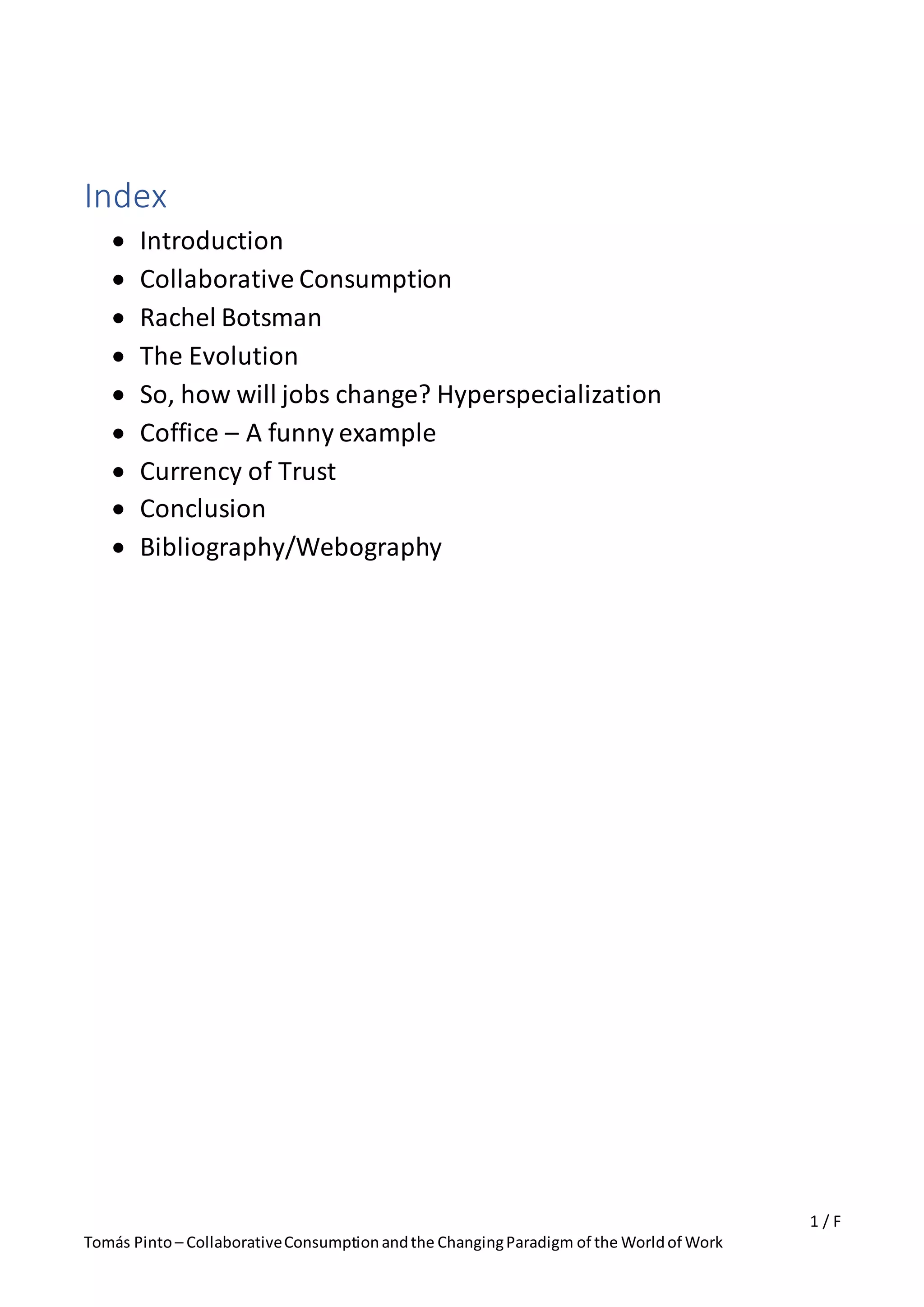 Collaborative Consumption | DOCX