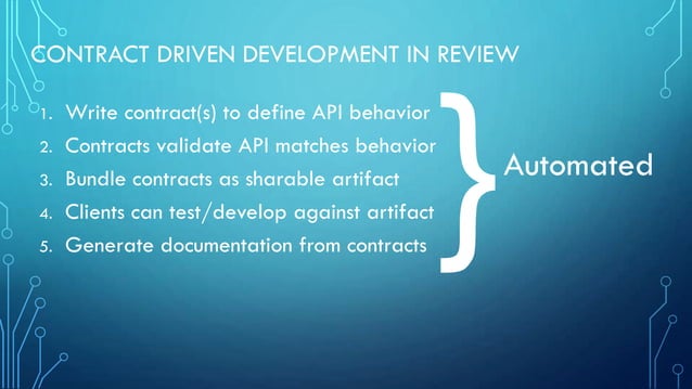 Collaborative Contract Driven Development | PPT