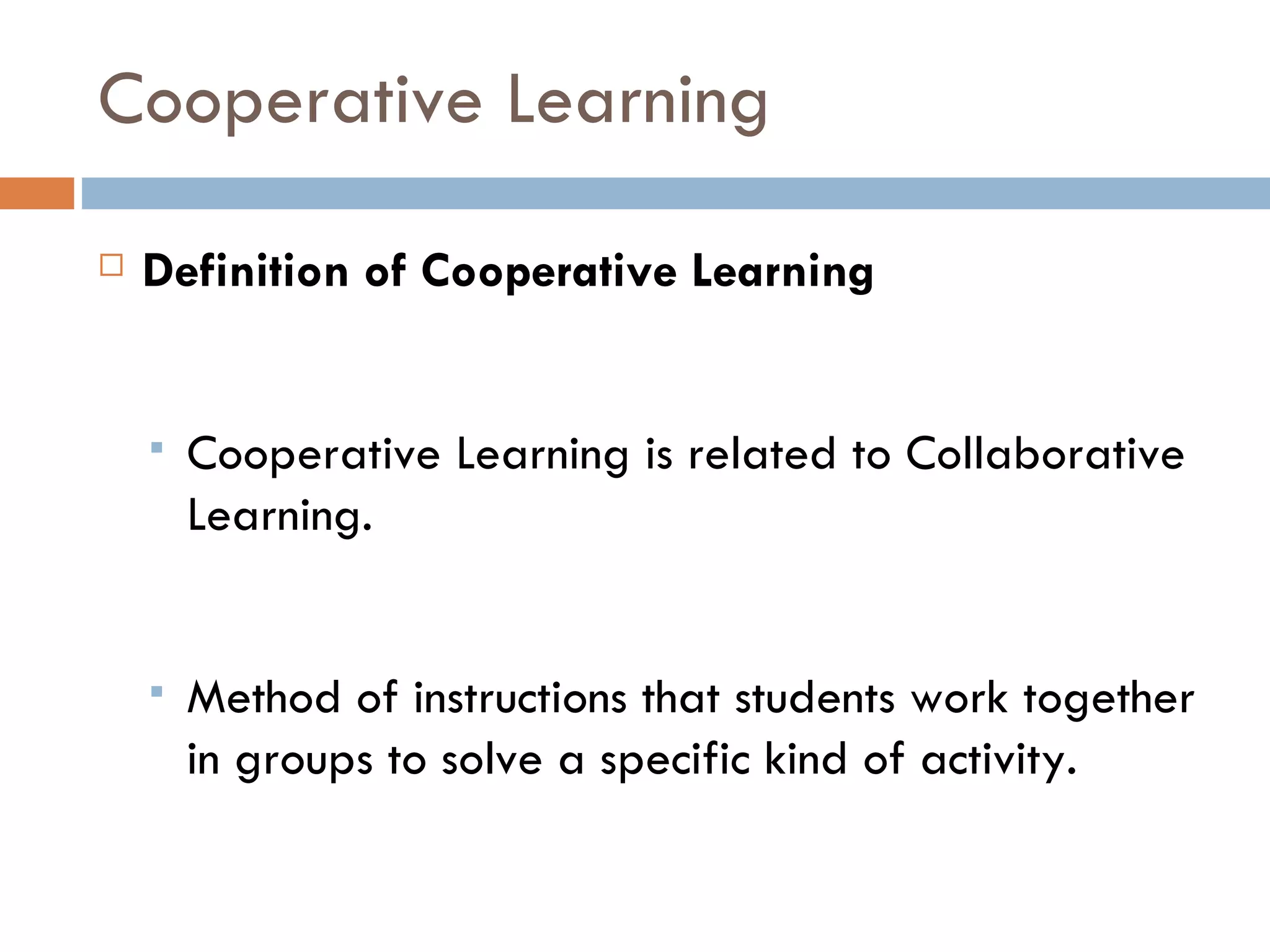 Collaborative, cooperative, active learning | PPT