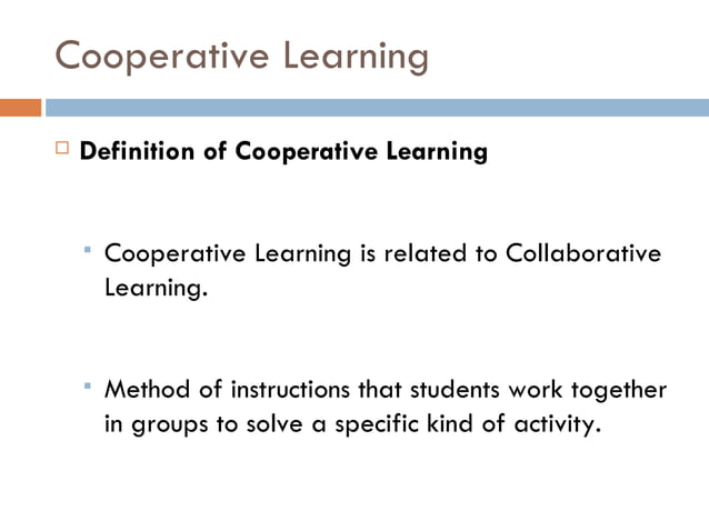 Collaborative, cooperative, active learning | PPT