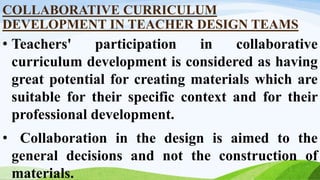 Collaborative curriculum by Sr.Deena George | PPTX | Professional ...