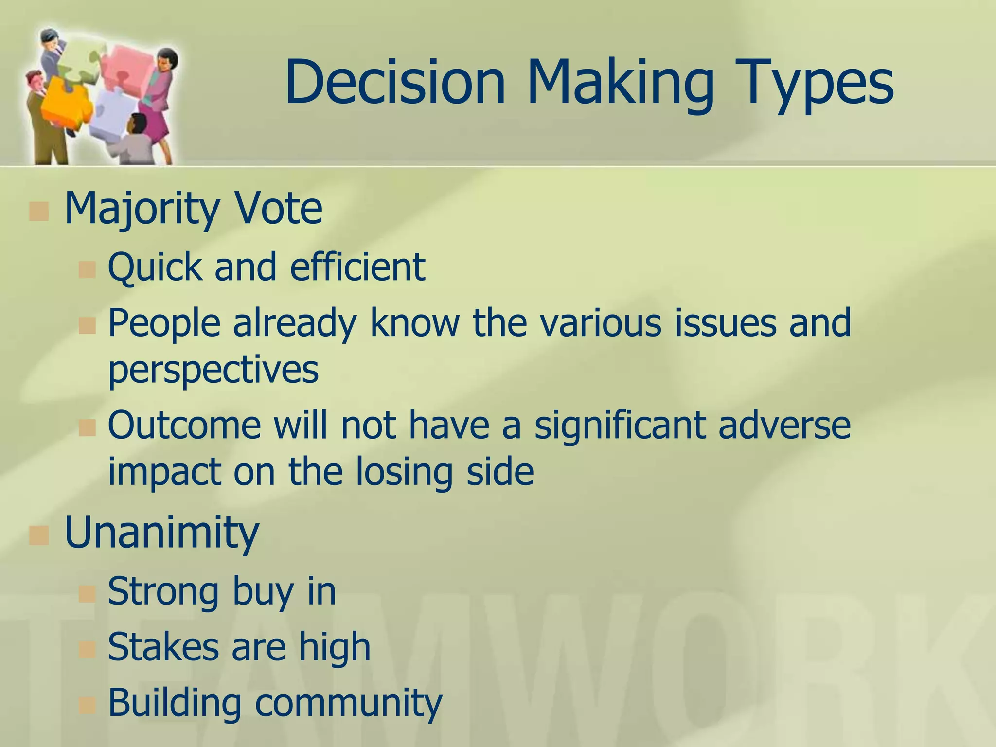 Collaborative Decision Making | PPTX
