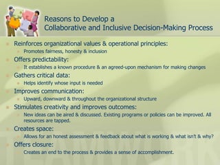 Collaborative Decision Making | PPTX