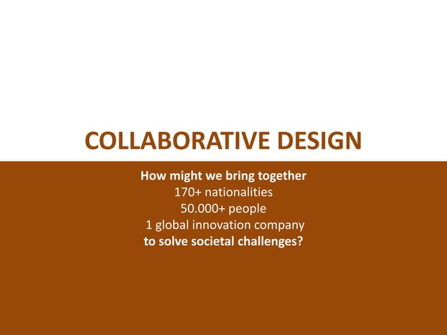 Collaborative design - OpenIDEO - Case Study | PPTX
