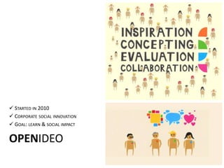 Collaborative design - OpenIDEO - Case Study | PPTX