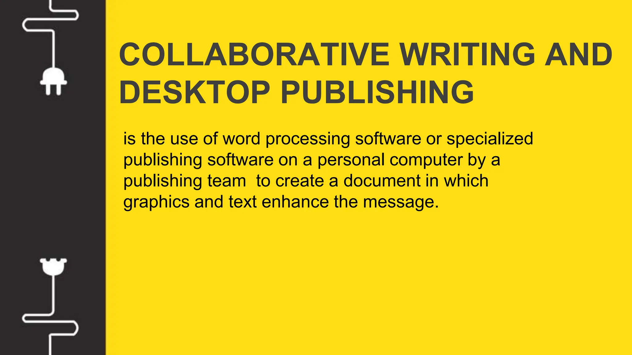 Collaborative Desktop News Publishing Pptx