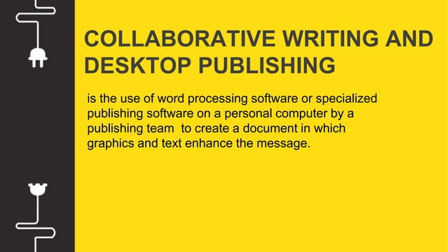 Collaborative Desktop News Publishing Pptx Desktop Publishing