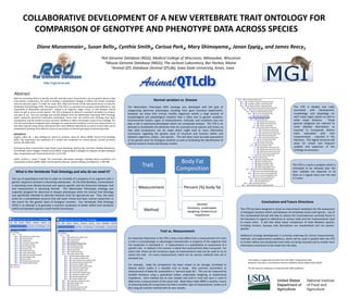 Collaborative development of a new vertebrate trait ontology | PPT