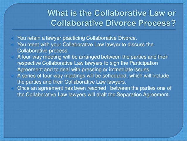 Divorce - What is Collaborative Law or Collaborative Divorce?