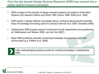 Principles for Knowledge Creation in Collaborative Design Science ...