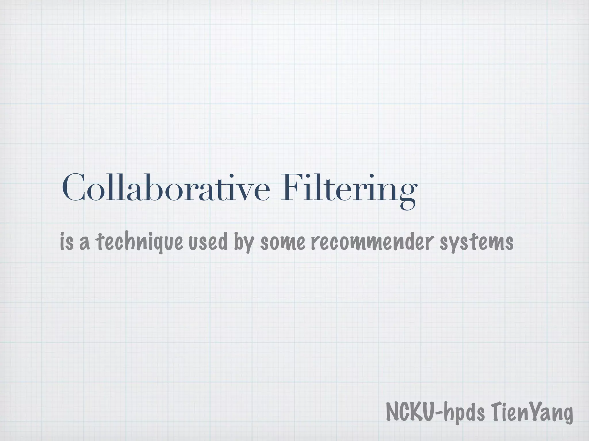 Collaborative filtering | PDF