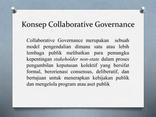 Collaborative governance | PPTX