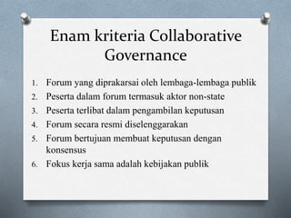 Collaborative governance | PPTX
