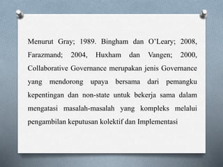 Collaborative governance | PPTX