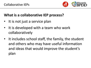 Collaborative IEPs | PPTX