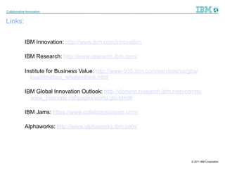Collaborative innovation in IBM | PDF