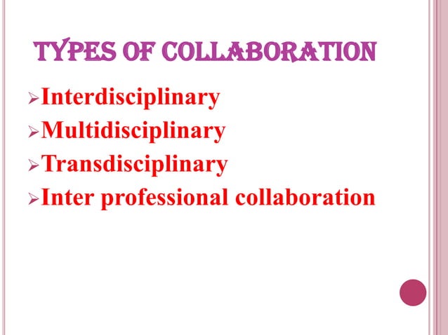 Collaborative issues in nursing | PPTX