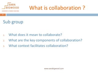 Collaborative leadership | PPTX