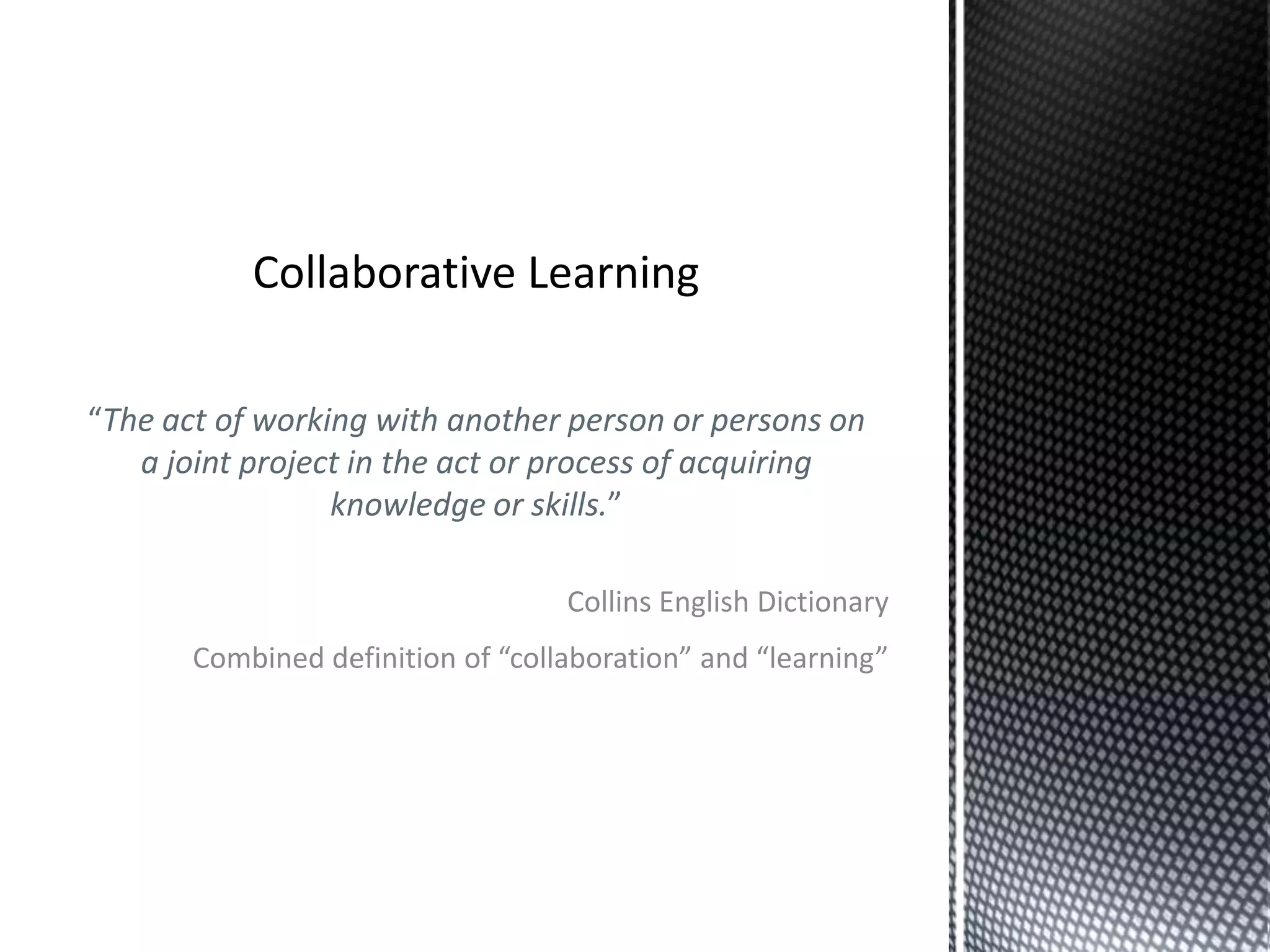 Collaborative learning | PPTX