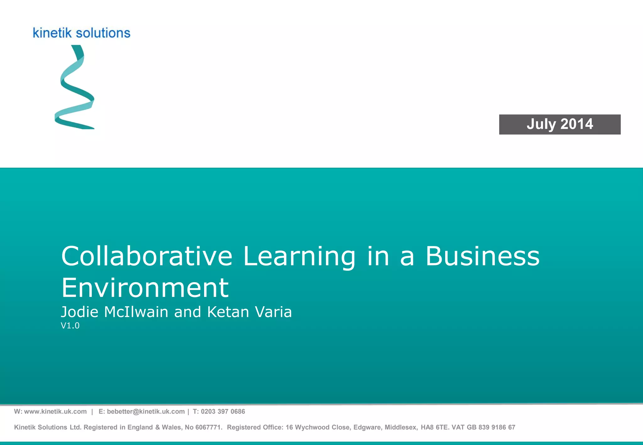 Collaborative learning | PPT