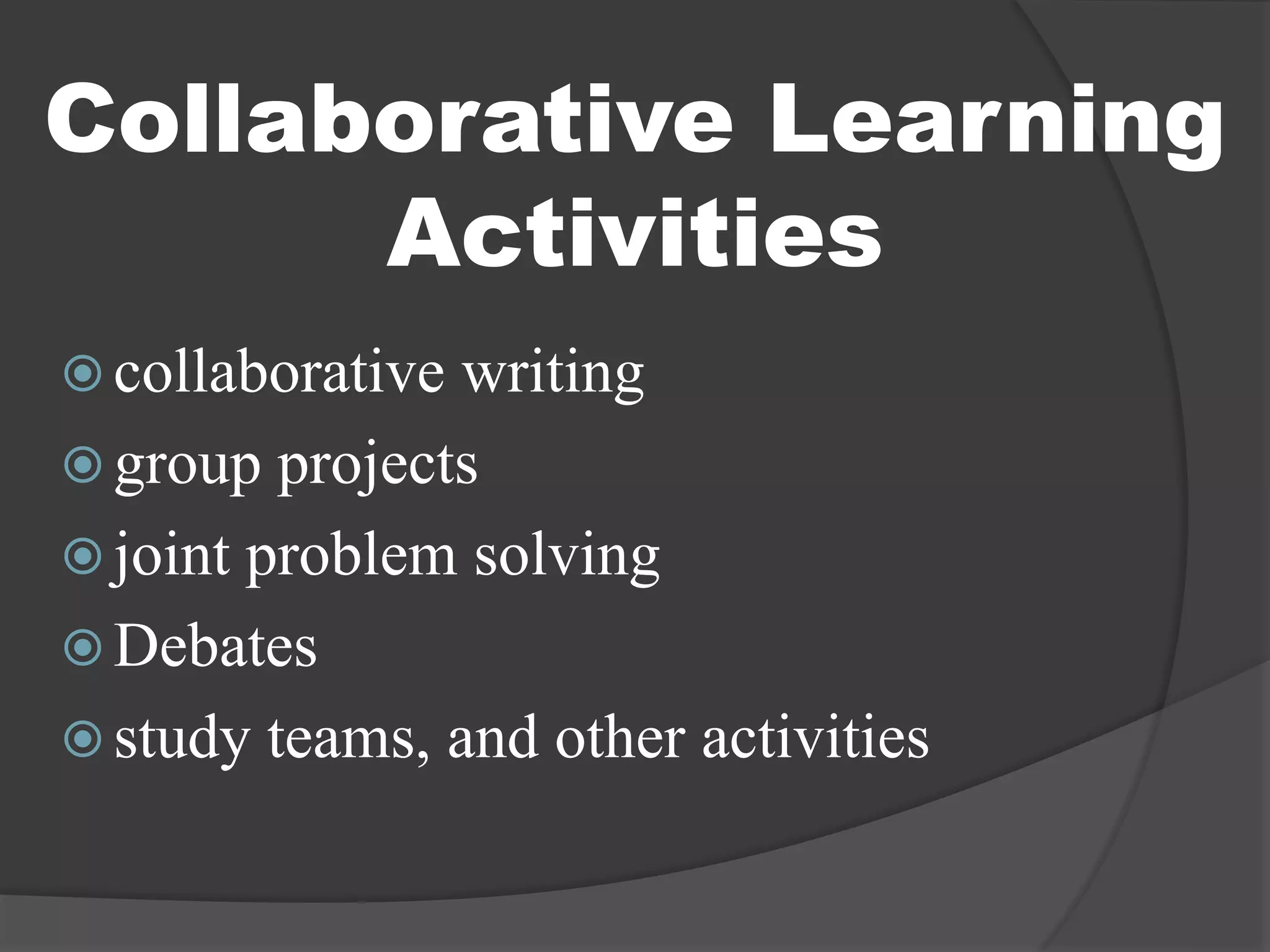 Collaborative Learning | PPTX