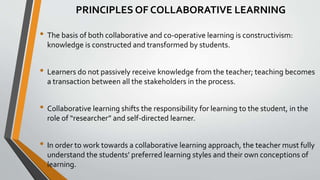 Collaborative learning | PPTX