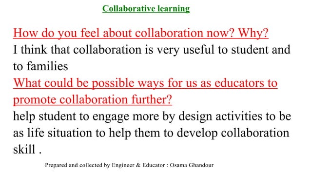 Collaborative learning | PPT