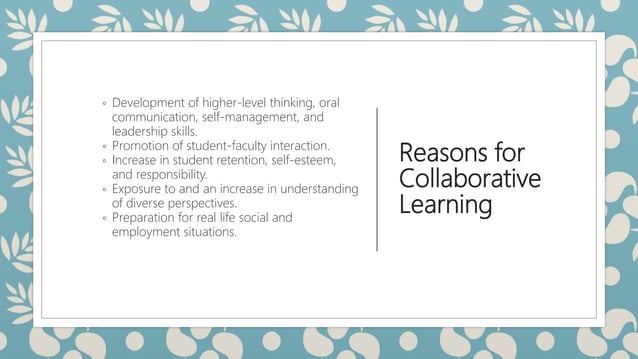 Collaborative learning | PPT