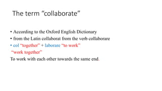Collaborative learning 2 | PPT