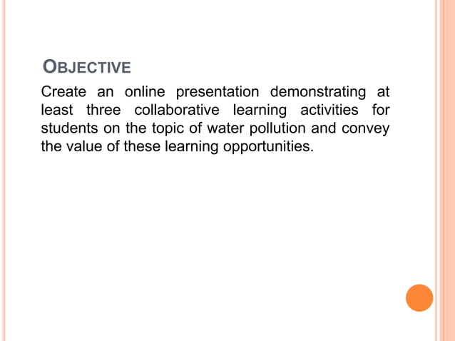 Collaborative Learning Activities on Water Pollution.pptx | Environment ...