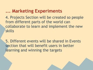 Collaborative learning cloud. Marketing | PDF