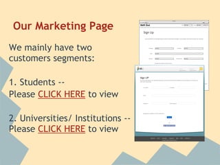 Collaborative learning cloud. Marketing | PDF